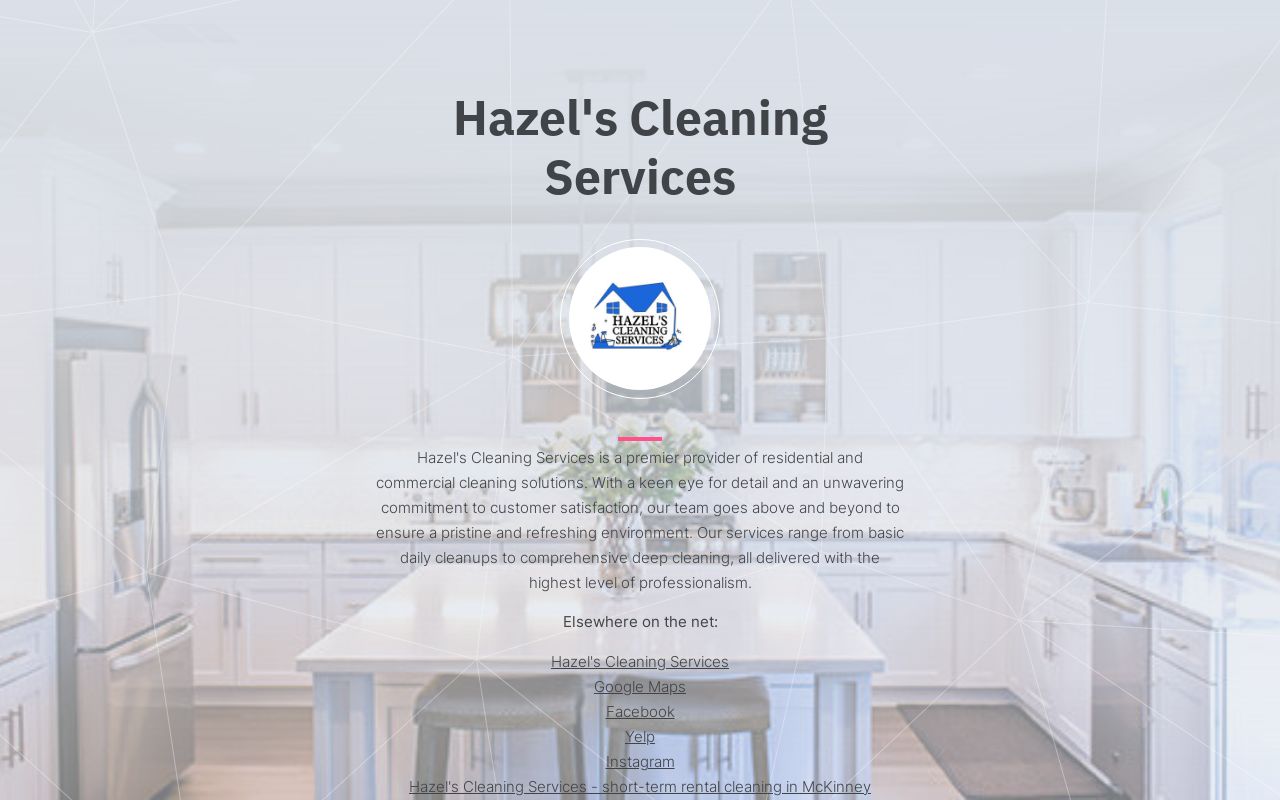 Hazel's Cleaning Services